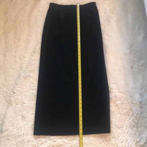 Laura Ashley | Skirts | Vintage Laura Ashley Black Velvet Midimaxi ...